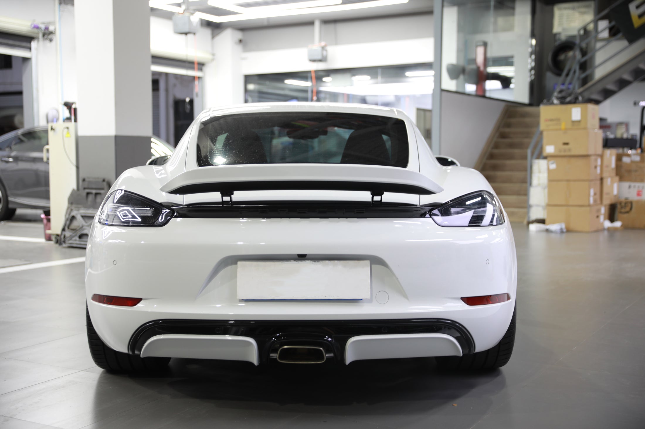 Porsche 718 Cayman GT4 Style Carbon Fiber Duck Tail – frogvenom